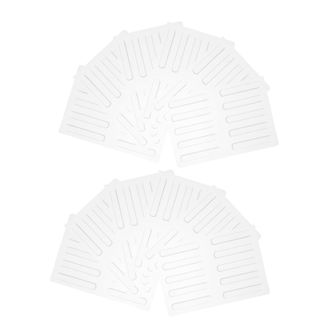 DOITOOL 50 St&uuml;ck Durchsichtige Schrankt&uuml;rpuffer Antikollisions T&uuml;rgriffstopper T&uuml;rpuffer F&uuml;r K&uuml;chenschr&auml;nke Durchsichtige Sto&szlig;f&auml;nger F&uuml;r Schr&auml;nke Unsichtbare 