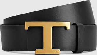 Tod's T Timeless Wendeg&uuml;rtel aus glattem Kalbsleder mit Monogramm-Schlie&szlig;e