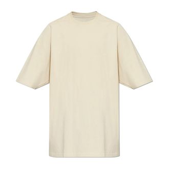 Rick Owens Homme, Tops, Beige, Taille: S Jumbo T-Shirt