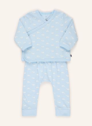 Petit Bateau Petit Bateau Set: Wickelshirt Und Hose blau