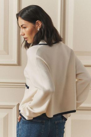 Laura Ashley Strickjacke Laura Ashley gekn&ouml;pfte, maritime Strickjacke (1-tlg)