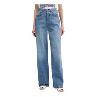 Twinset Jean droit - Femme - Jeans - Bleu - Taille: W31