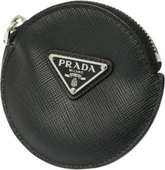 Prada unisex, Pre-owned, Noir, Taille: ONE Size Portefeuille en tissu Pre-owned