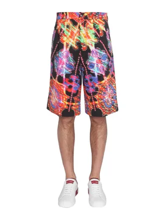 Dolce & Gabbana Luminary Print Bermuda - Multicolor
