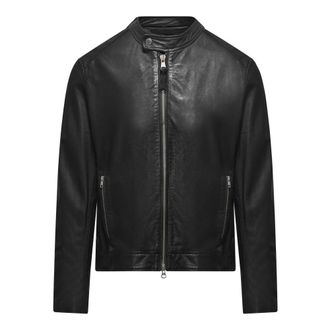 Bomboogie Homme, Vestes, Noir, Taille: 3XL Roy Leather Jacket