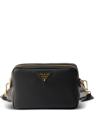 Prada Kleine Schultertasche - Schwarz