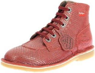 Kickers Kicklegend, Bottillons Femme, Rouge, 37