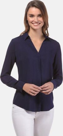 Vincenzo Boretti Klassische Bluse leicht tailliert