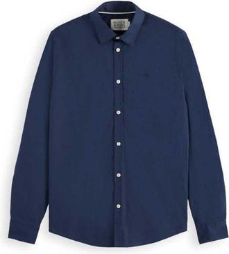 Scotch & Soda Chemise en Popeline pour Homme, Nuit, S