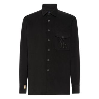 Billionaire Boys Club Velvet Shirt - - Shirts - Herren - Schwarzk - S