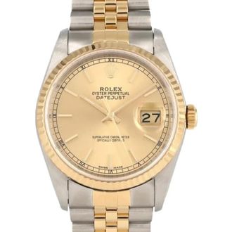 Rolex Montre-bracelet Datejust Pre-owned - Homme - Pre-owned - Jaune - Taille: ONE Size