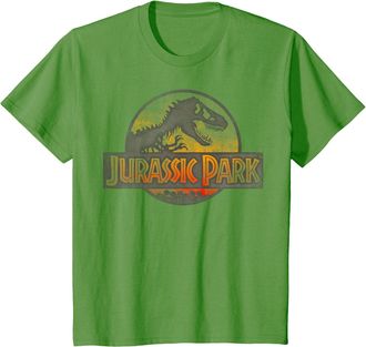 Jurassic Park Sunset Safari Sunset Logo T-Shirt
