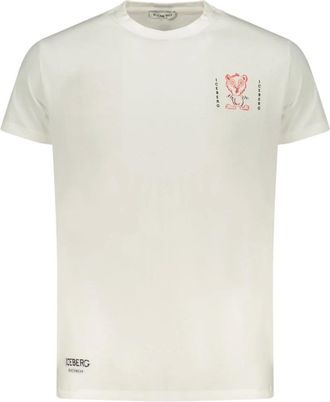 Iceberg Homme, Tops, Blanc, Taille: XL Sun Spell Short-Sleeve T-Shirt