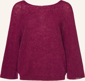 BA&SH Ba&Sh Pullover Isaac Mit Mohair Und Schmucksteinen rot