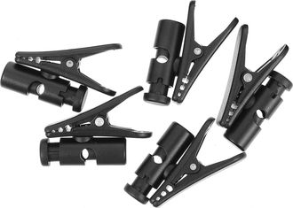 Heallily Kopfh&ouml;rer Clip 5 St&uuml;ck Schwarz - Kabelclips F&uuml;r Headset Mit Mikrofon Leichtes Design F&uuml;r Kabelmanagement Und Sicherer Halt Bei Heim- Und Outdoor-Einsa