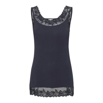 Cream Blau Spitzenoberteil - - Tops - Damen - Blau - XS