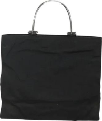 Gucci Pre-owned Nylon handtaschen - - Pre-owned - Damen - Schwarzk - ONE SIZE
