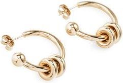 Justine Clenquet Créoles Alan en laiton