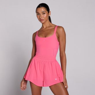 MyProtein Combishort pliss&eacute; Velocity MP femme - Rose vif - XS