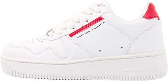 British Knights Jungen June Br Sneaker, Weiss Rot, 29 EU