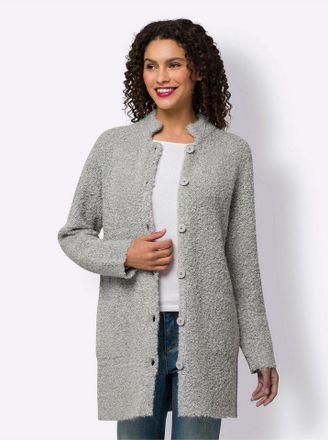 Heine Strickjacke Strickjacke Langarm Boucl&eacute;