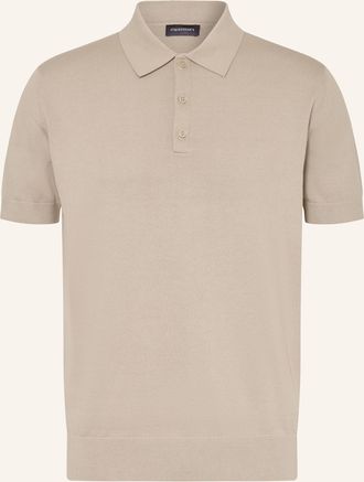 Strokesman's Strokesmans Strick-Poloshirt gruen