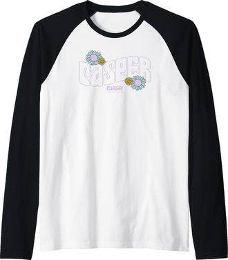 Casper The Friendly Ghost Daisy Logo Raglan