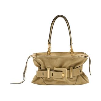 Balmain Anthem Schultertasche - - Bags - Damen - Beige - ONE SIZE