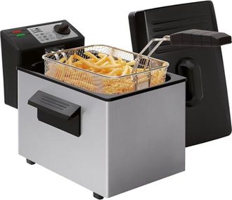 Fritel Fritel A101 Friteuse avec zone froide - couvercle anti-poussi&egrave;re en plastique - 3 litres - 2000 watts