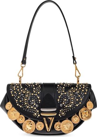 Versace Femme, Sacs, Noir, Taille: ONE Size Sac à bandoulière Virtus