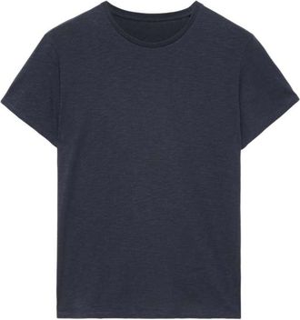 AllSaints Cody T-Shirt mit kurzen &Auml;rmeln und Rundhalsausschnitt in Marineblau