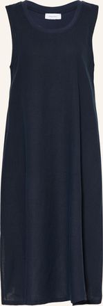 Darling Harbour Darling Harbour Kleid Im Materialmix Mit Leinen blau