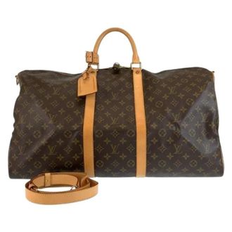 Louis Vuitton unisex, Pre-owned, Brun, Taille: ONE Size Keepall Bandouliere Monogram Boston Bag doccasion