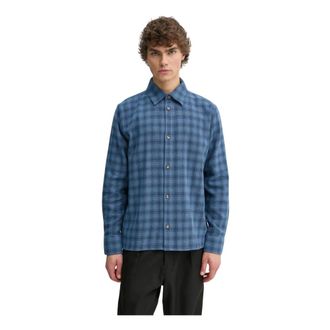 Won Hundred Homme, Chemises, Bleu, Taille: 2XL Chemise &agrave; carreaux