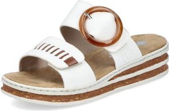 Rieker Mules femmes 62993, Pointure:39 EU, La couleur:blanc