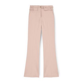 Motivi Schlaghosen aus Gabardine - - Trousers - Damen - Rosa - XS