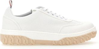 Thom Browne Homme, Chaussures, Blanc, Taille: 42 EU Baskets