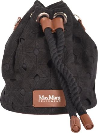 Max Mara Femme, Sacs, Noir, Taille: ONE Size Bchmaroso Sac Seau en Macram&eacute;