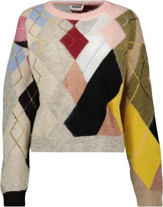 Moschino Femme, Pulls, Multicolore, Taille: 38 FR Pull en mohair