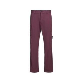 Stone Island Pantalon cargo uni en coton mélangé