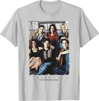 Friends TV Show Cast Foto Vintage 90er Jahre Fan Retro Geek Sitcom T-Shirt