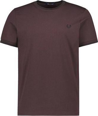 Fred Perry Herren T-Shirt braun Baumwolle