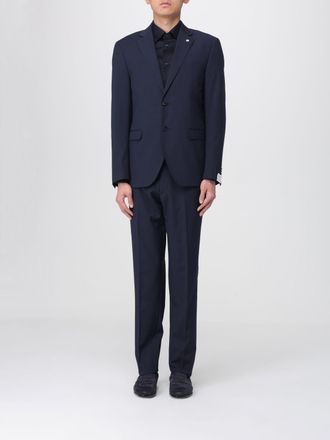 Manuel Ritz Costume monopetto en m&eacute;lange de laine