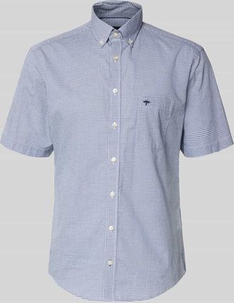 Fynch-Hatton Modern Fit Freizeithemd mit Brusttasche und Logo-Stitching