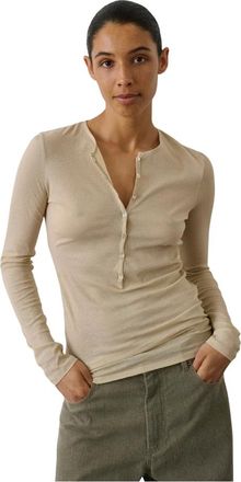 SOEUR Soeur, Femme, Tops, Beige, Taille: 34 FR Isabella Long Sleeve Top