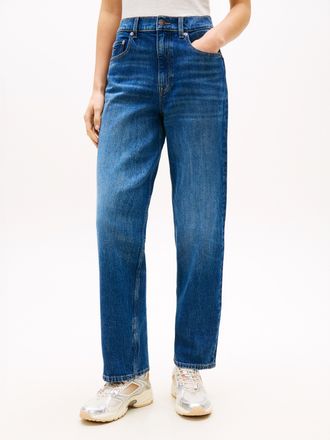 Tommy Jeans LAYLA HR SLIM STR High Waist, Baumwoll-Qualit&auml;t