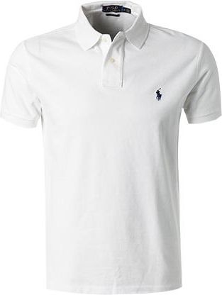 Polo Ralph Lauren Herren Polo-Shirt weiß Slim Fit