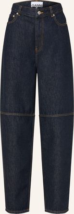 Ganni Barrel Jeans Stary blau