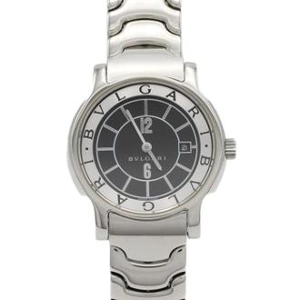 Bulgari Montre vintage doccasion - Femme - Pre-owned - Noir - Taille: ONE Size