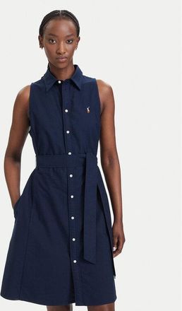 Polo Ralph Lauren Hemdkleid 211968897004 Dunkelblau Regular Fit